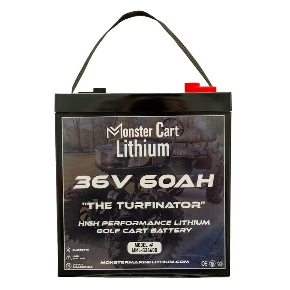 Monster Cart Lithium 36V 60Ah Lithium Golf Cart Bluetooth High Perform ...