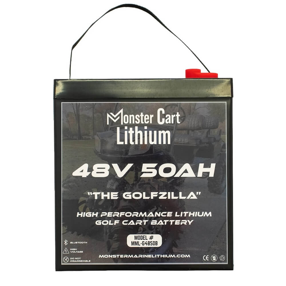 Monster Cart Lithium 48V 50Ah Lithium Golf Cart Bluetooth High Perform ...